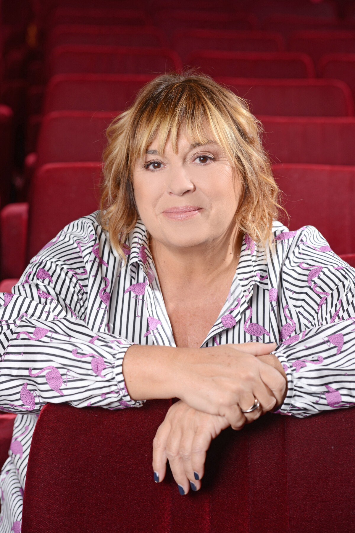 Photo : Michele Bernier au théâtre des Variétés à Paris, en France ...
