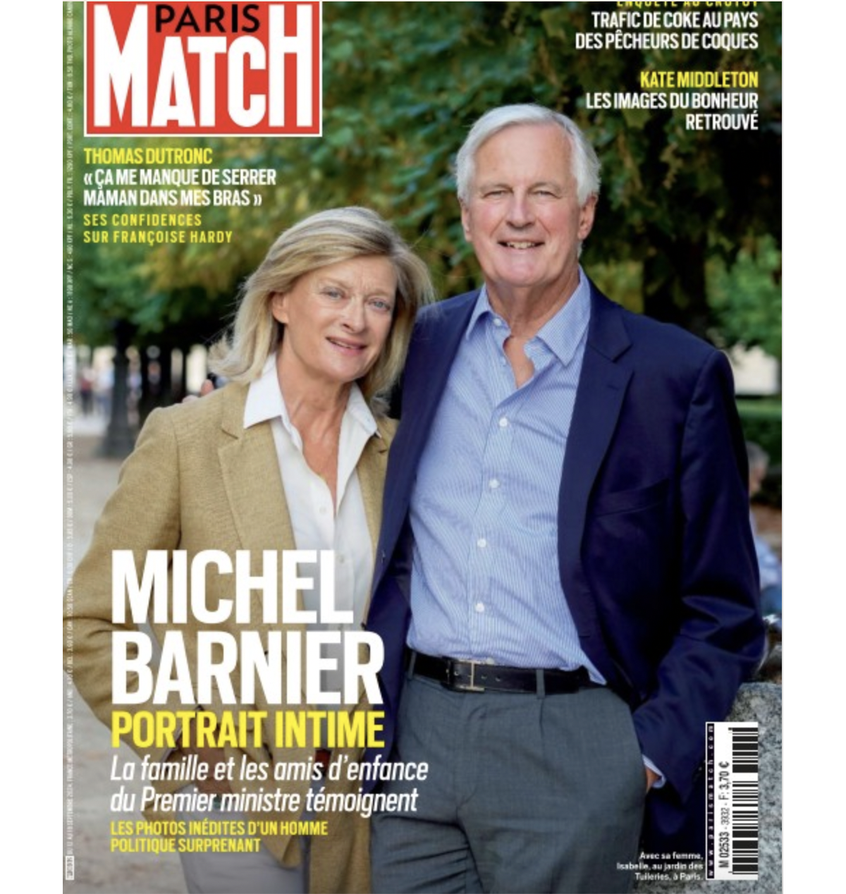 Photo : Le magazine "Paris Match" du 12 septembre 2024 - Purepeople