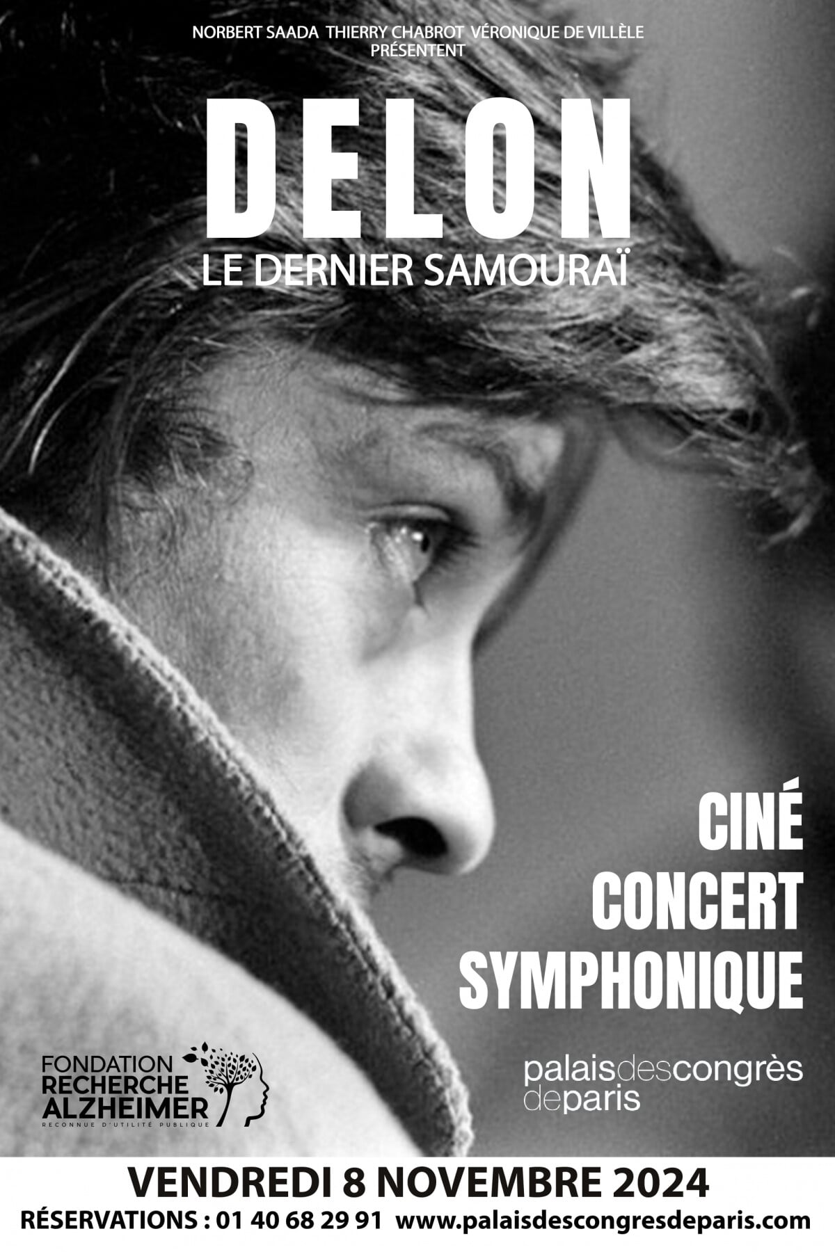 Photo : Affiche du Ciné concert symphonique en hommage à Alain Delon le ...
