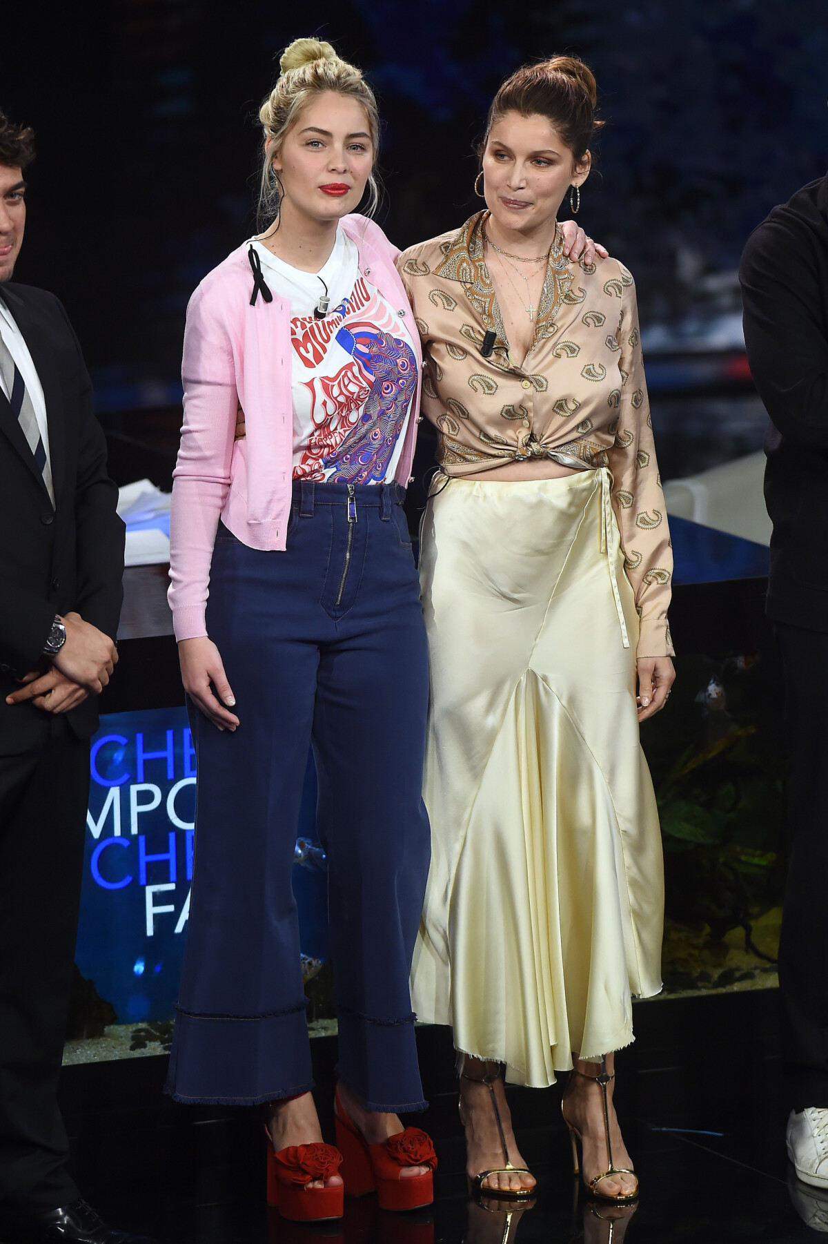 Photo : Marie-Ange Casta et sa soeur Laetitia Casta - Emission "Che ...