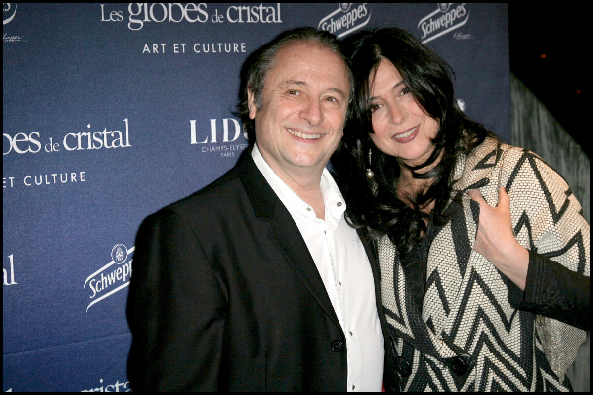 Photo : Patrick Braoudé et son épouse Guila - Cérémonie des Globes de ...