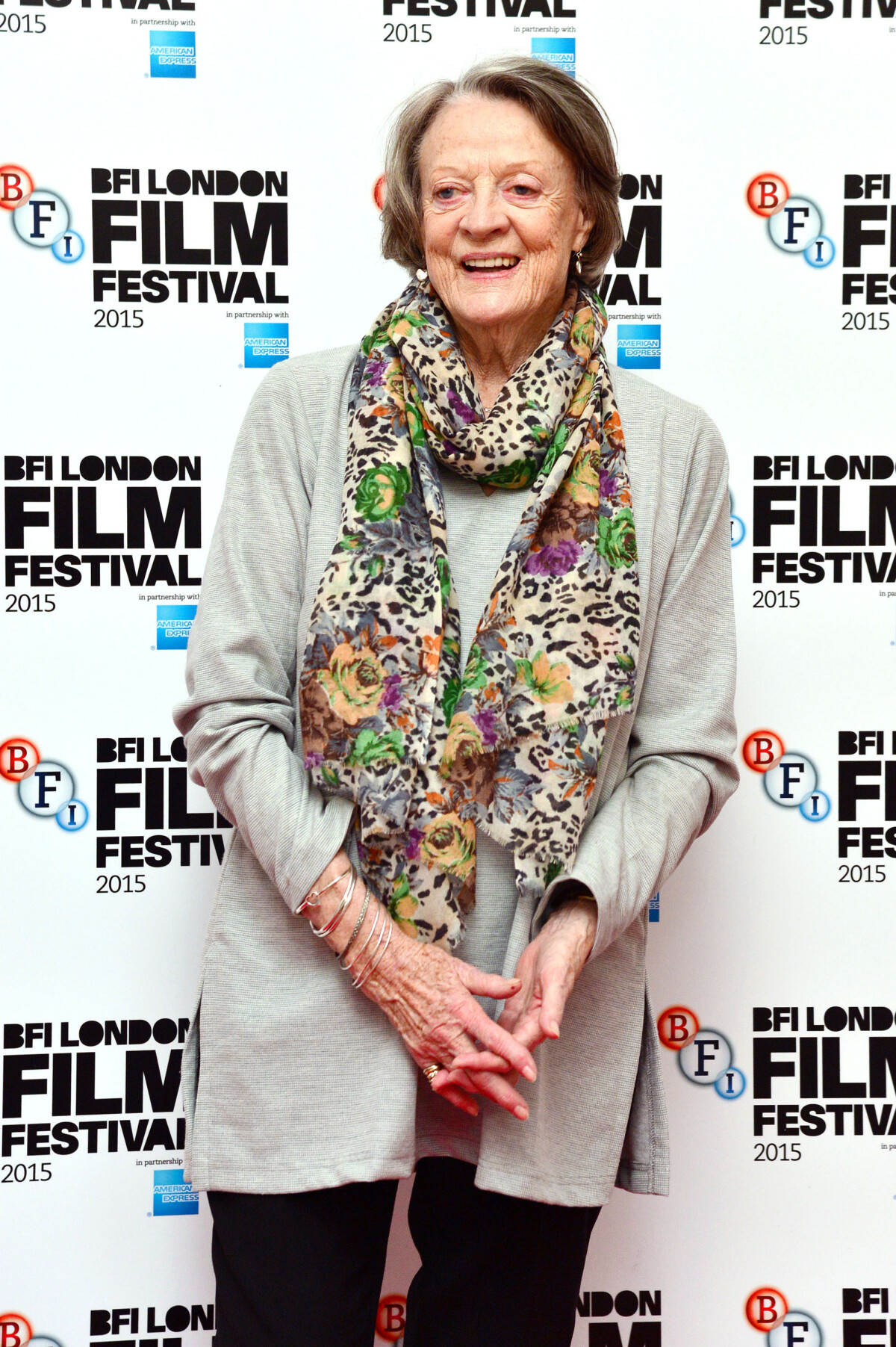 Photo : Maggie Smith - Photocall du film "The Lady in the van" lors du ...