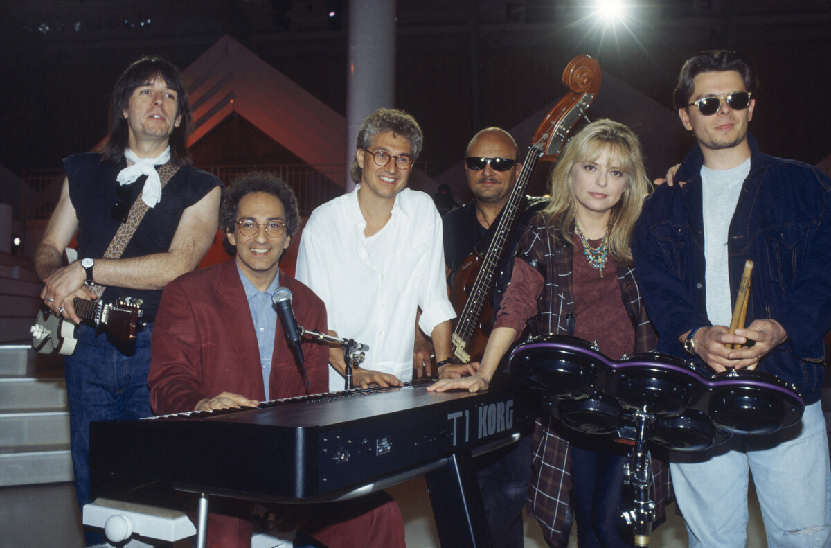 Photo : Photo de France Gall et Michel Berger sur le plateau de l ...