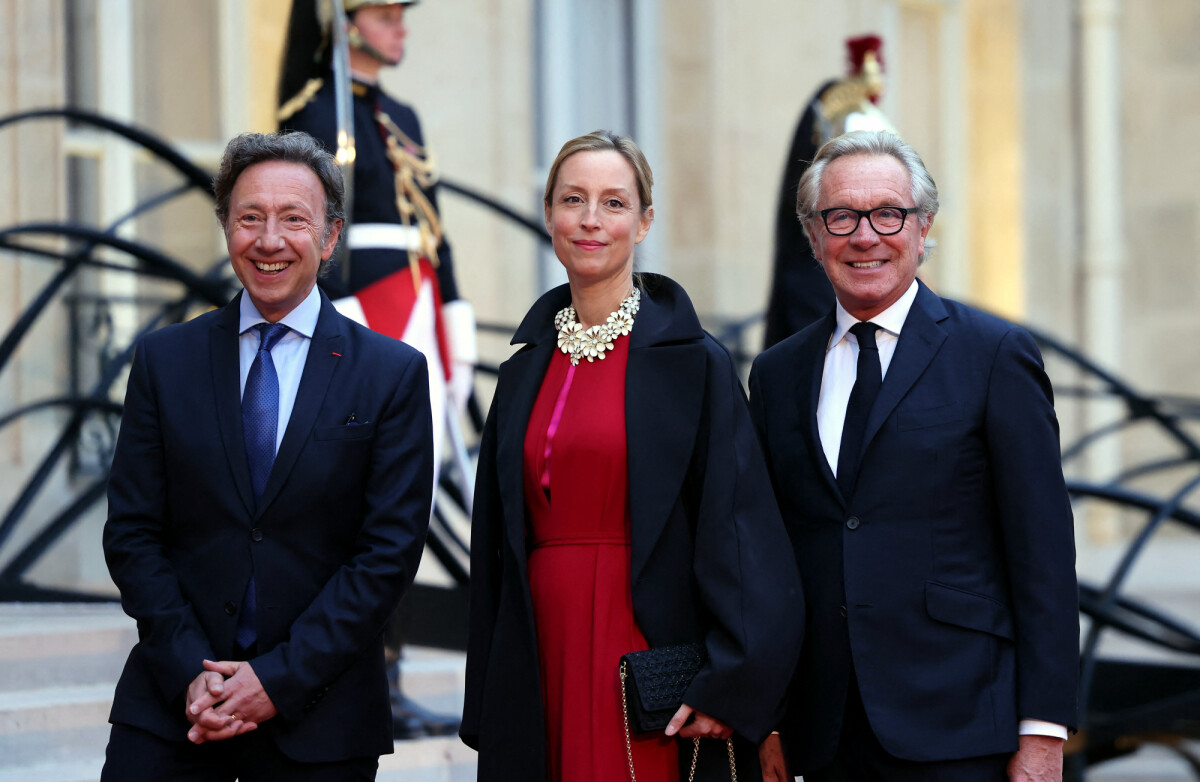 Photo : Stéphane Bern, Adelaïde de Clermont-Tonnerre et le designer ...