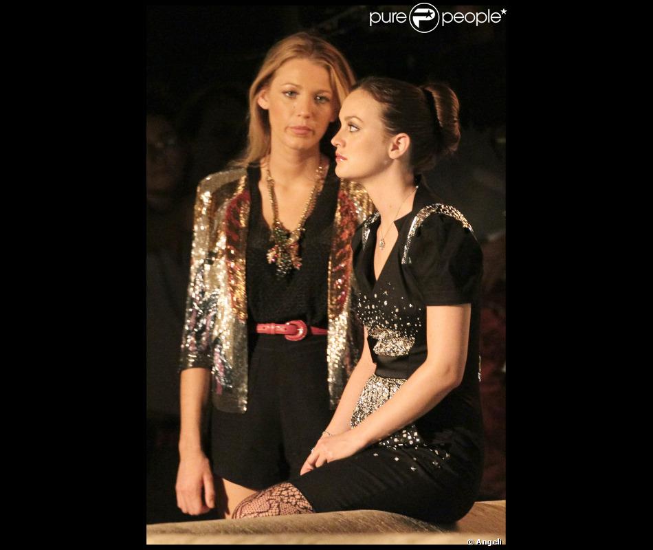 Leighton Meester Et Blake Lively Sur Le Tournage Parisien De Gossip