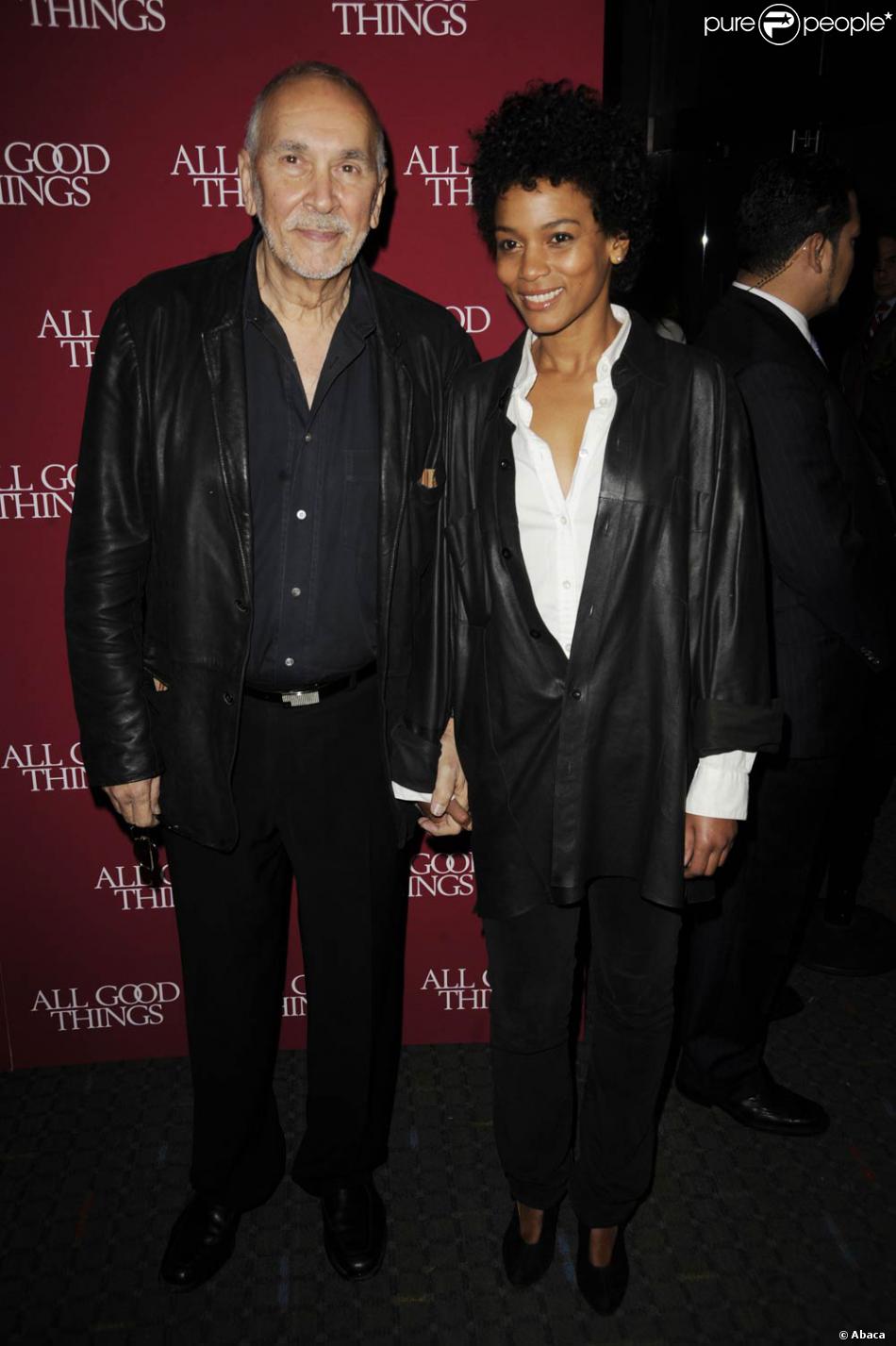 Frank Langella et son amie Nicole Roderick à l'occasion de l'avant ...