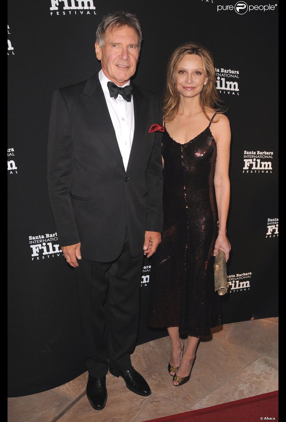 Harrison Ford et Calista Flockhart en novembre 2010 à Santa Barbara ...