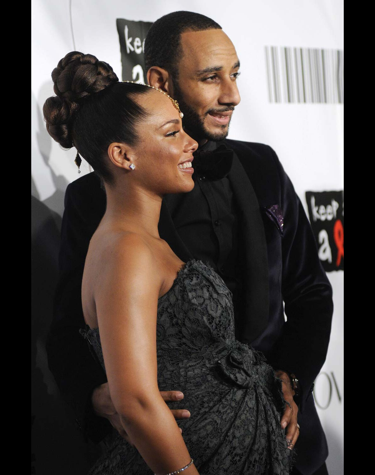 Photo : Alicia Keys et Swizz Beatz, ball de la fondation Keep a child ...