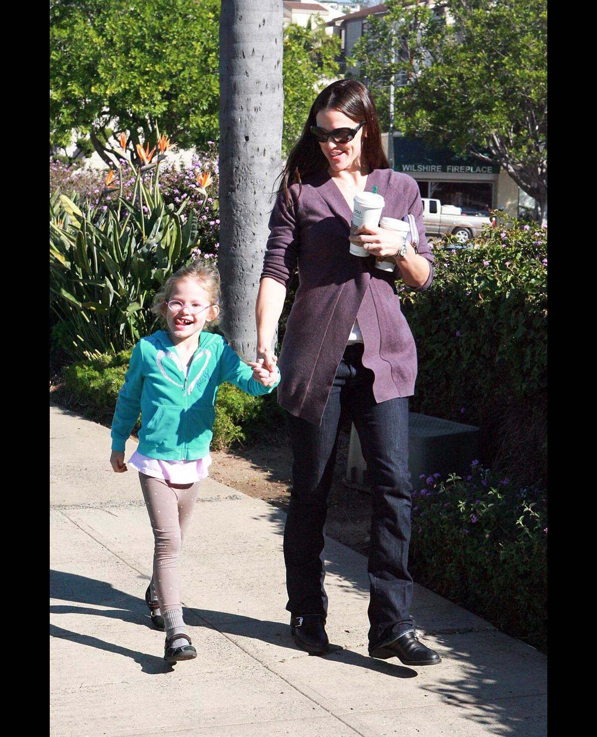 Photo : Jennifer Garner et sa fille Violet Affleck se promènent dans ...