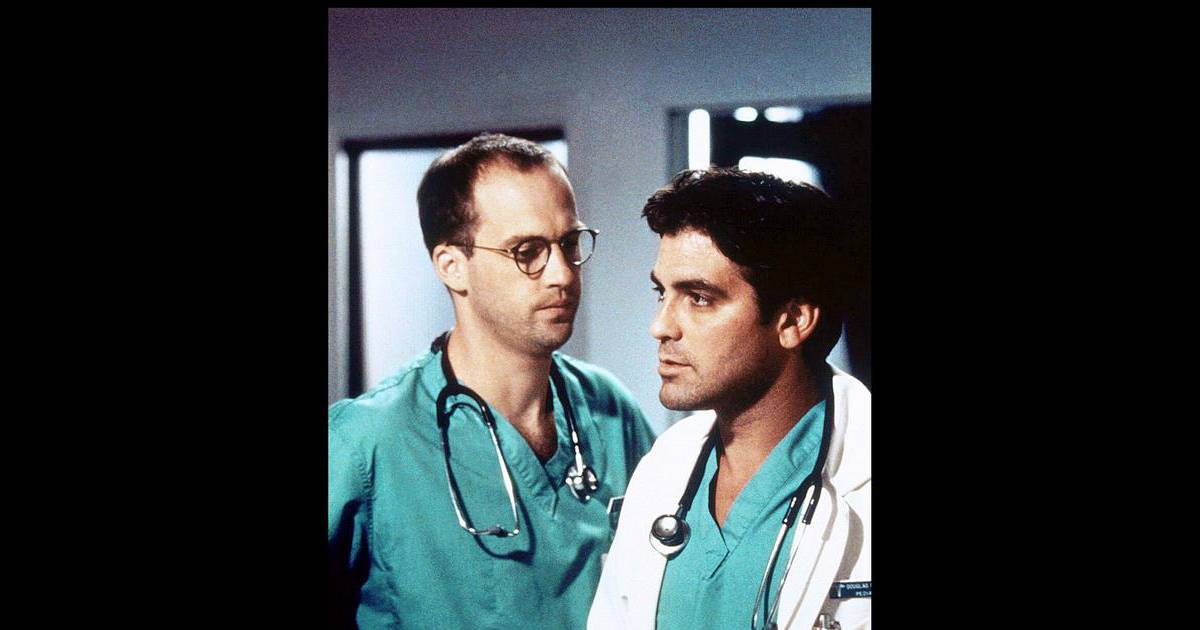 George Clooney dans Urgences, avec Anthony Edwards - Purepeople