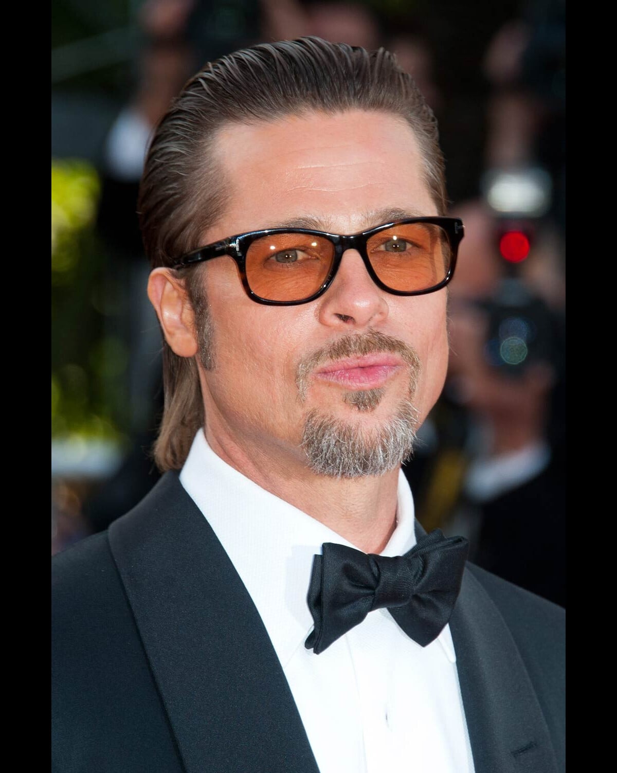 Photo : Brad Pitt lors de la montée des marches de The Tree of Life ...