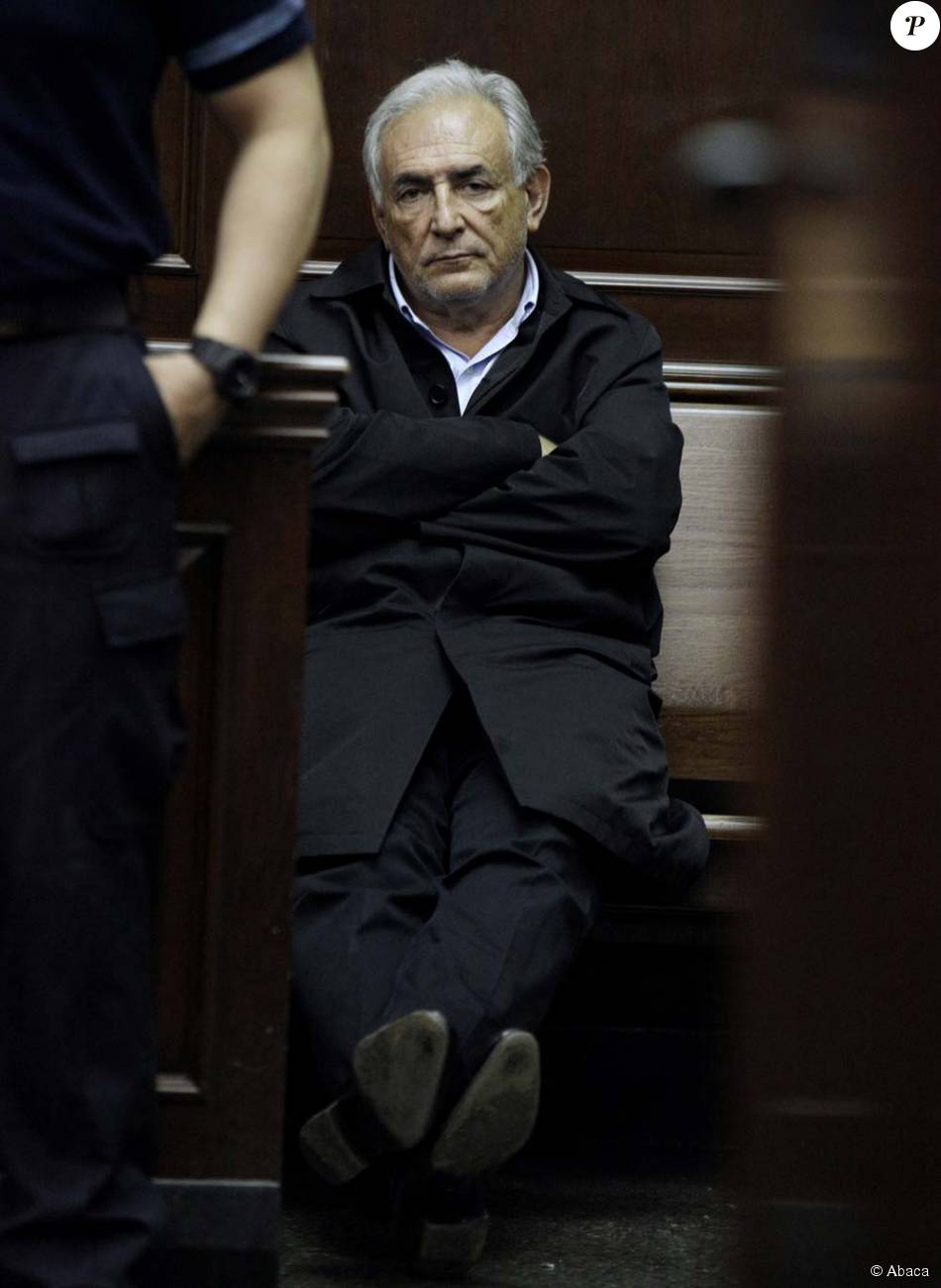 Dominique Strauss-Khan devant la cour fédérale de New York, le 16 mai ...