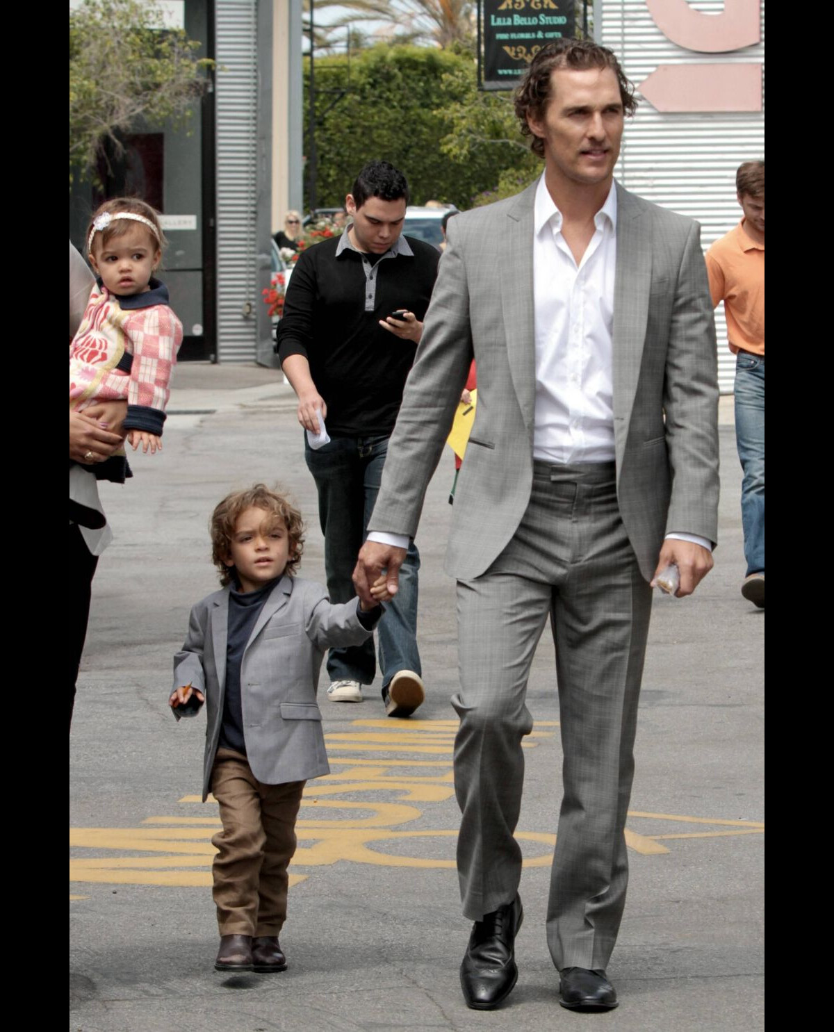 Photo : Matthew McConaughey ne quitte pas son Levi qui lui ressemble ...