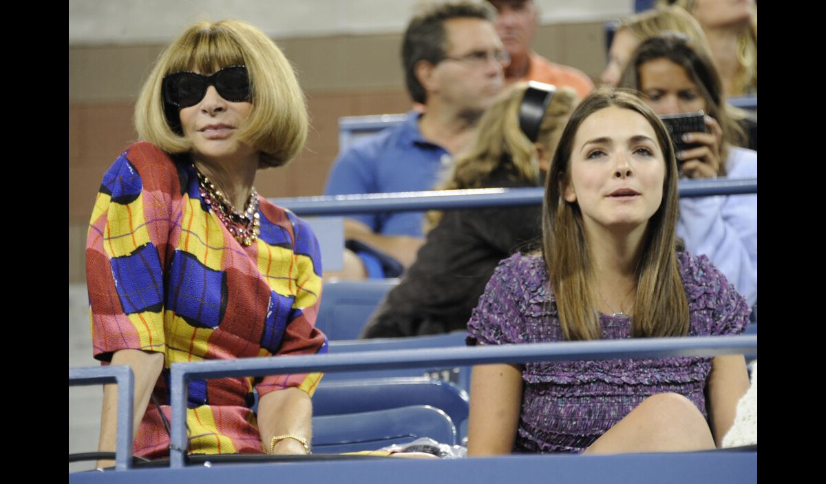 Photo : Anna Wintour et sa fille Bee Shaffer ont pu admirer la victoire ... Photo : Anna Wintour et sa fille Bee Shaffer ont pu admirer la victoire ...