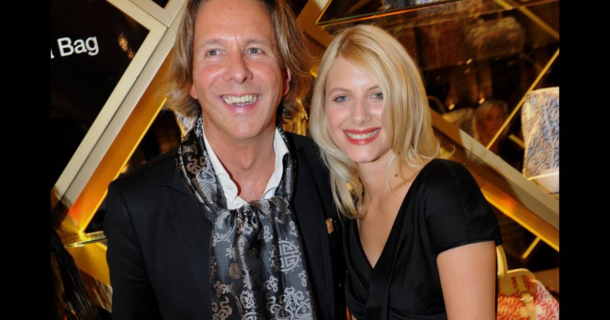 Mélanie Laurent et Alain Crevet lors de la soirée chez S.T. Dupont le ...