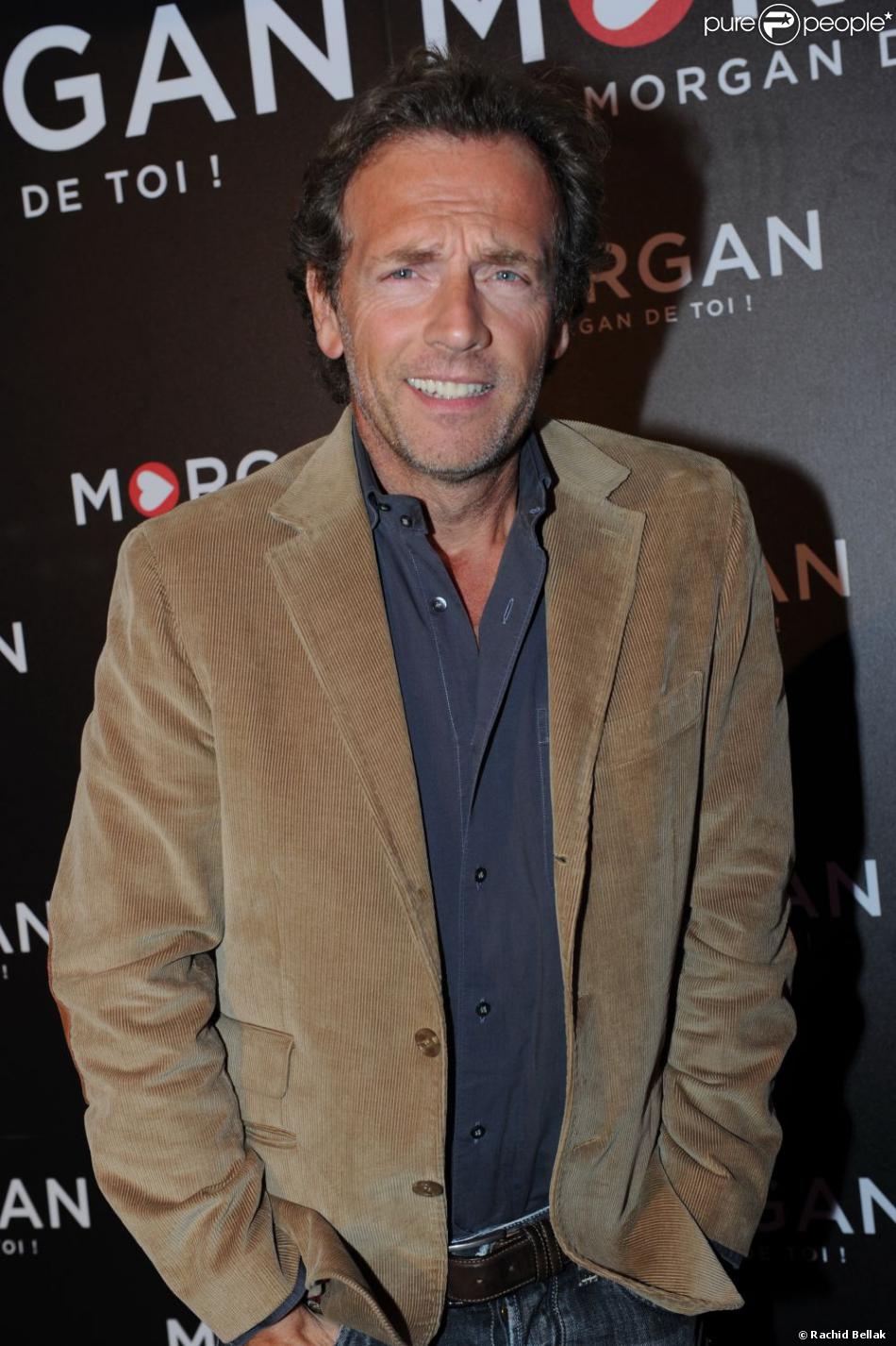 Stéphane Freiss lors de la soirée Morgan sur les Champs-Elysées à Paris ...