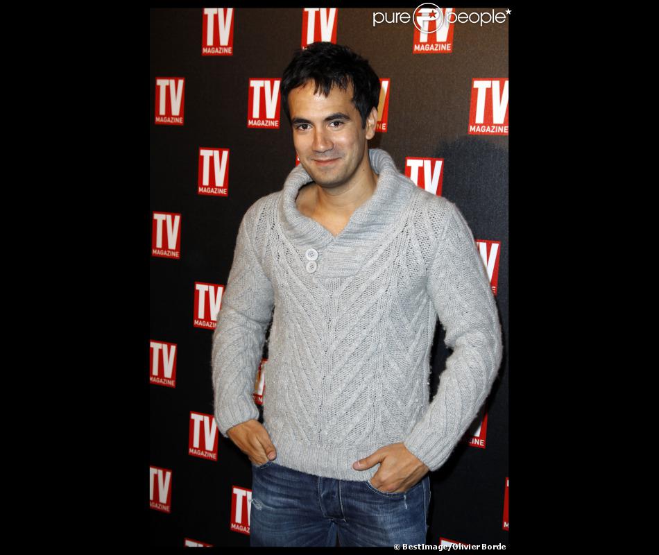 Alex Goude lors des 25 ans de TV Magazine au Plaza Athenée le 8 février ...