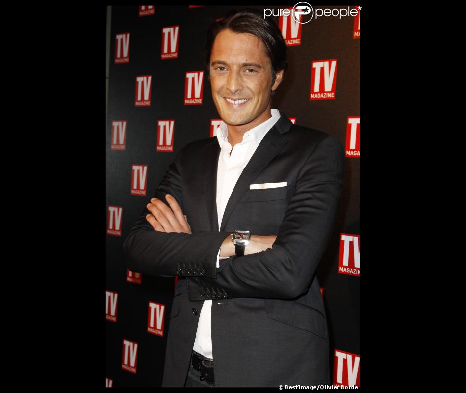 Vincent Cerutti lors des 25 ans de TV Magazine au Plaza Athenée le 8 ...