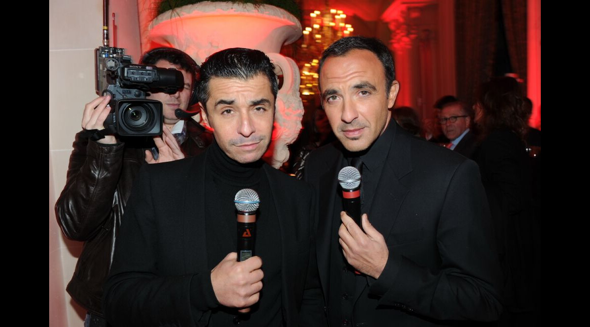 Photo : Ariel Wizman et Nikos Aliagas lors du 25e anniversaire de TV ...