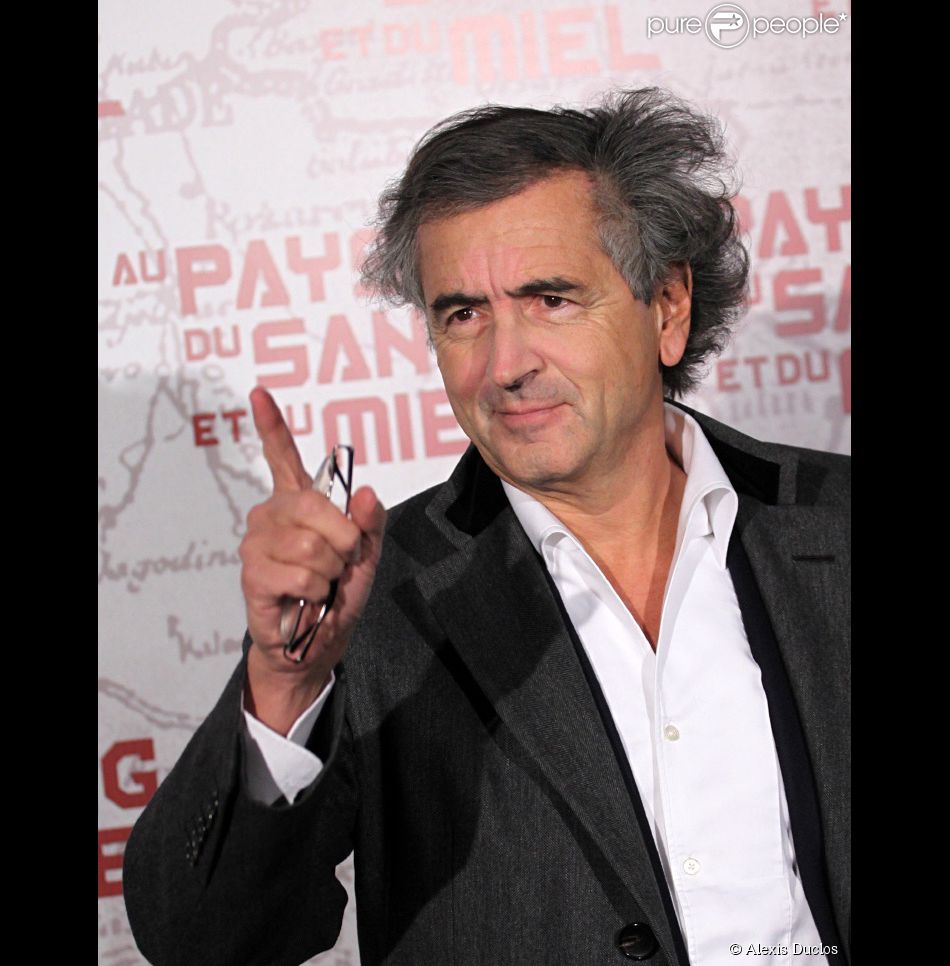 Bernard-Henri Lévy lors de la présentation de son film à Paris le 16 ...
