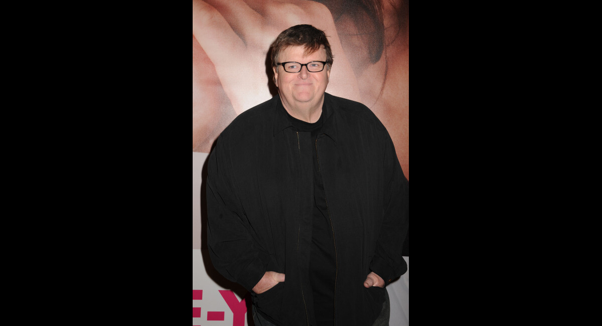 Photo : Michael Moore à l'avant-première de Cinq ans de réflexion, à ...