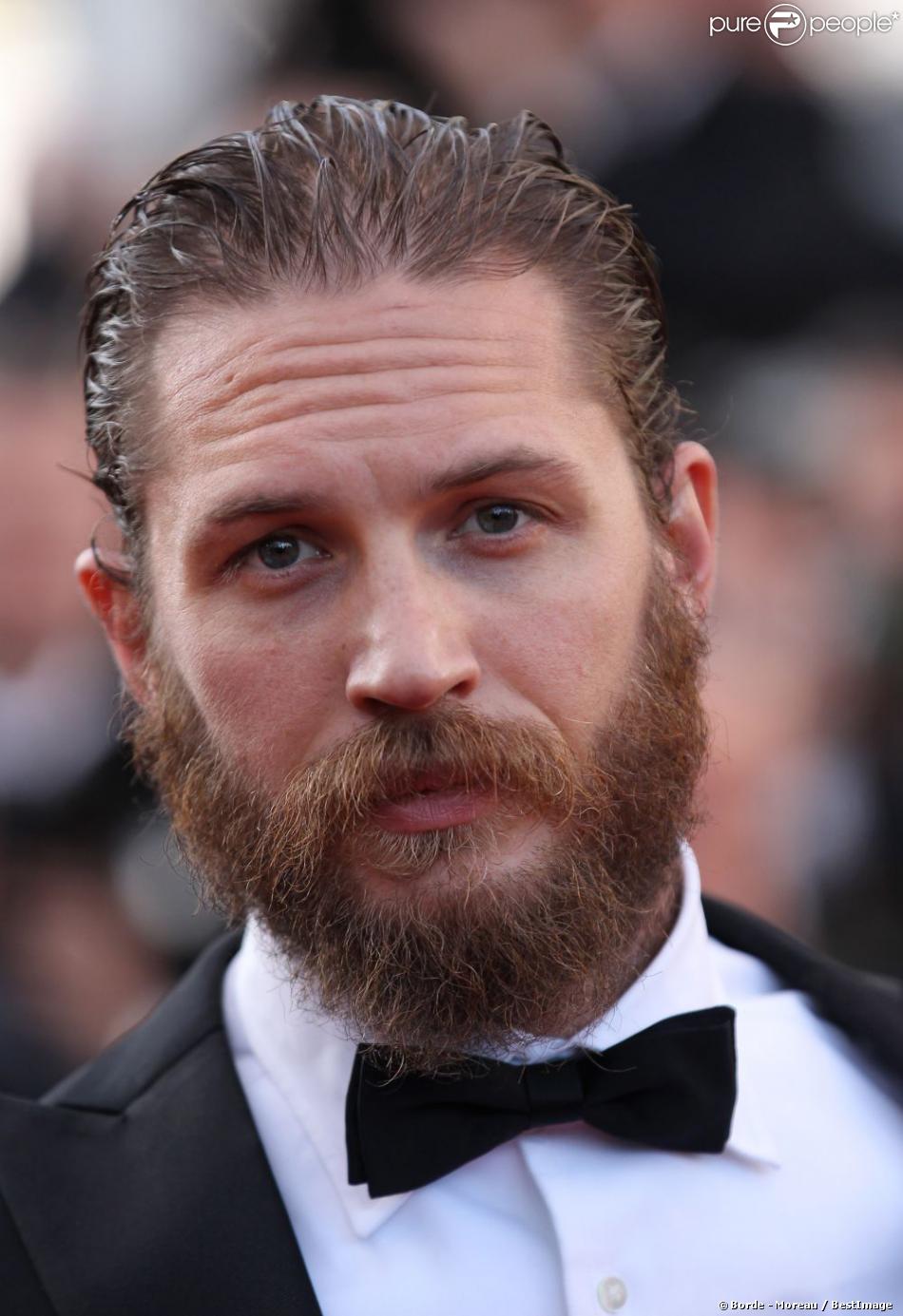 Tom Hardy au Palais des Festivals, avant la projection du film Lawless ...