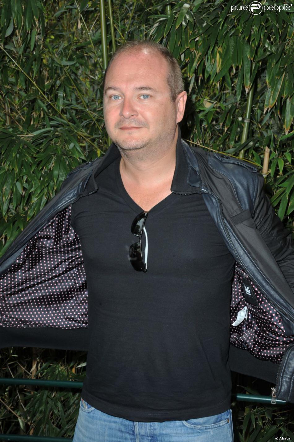 Sébastien Cauet au tournoi de Roland-Garros, à Paris le 30 mai 2012 ...