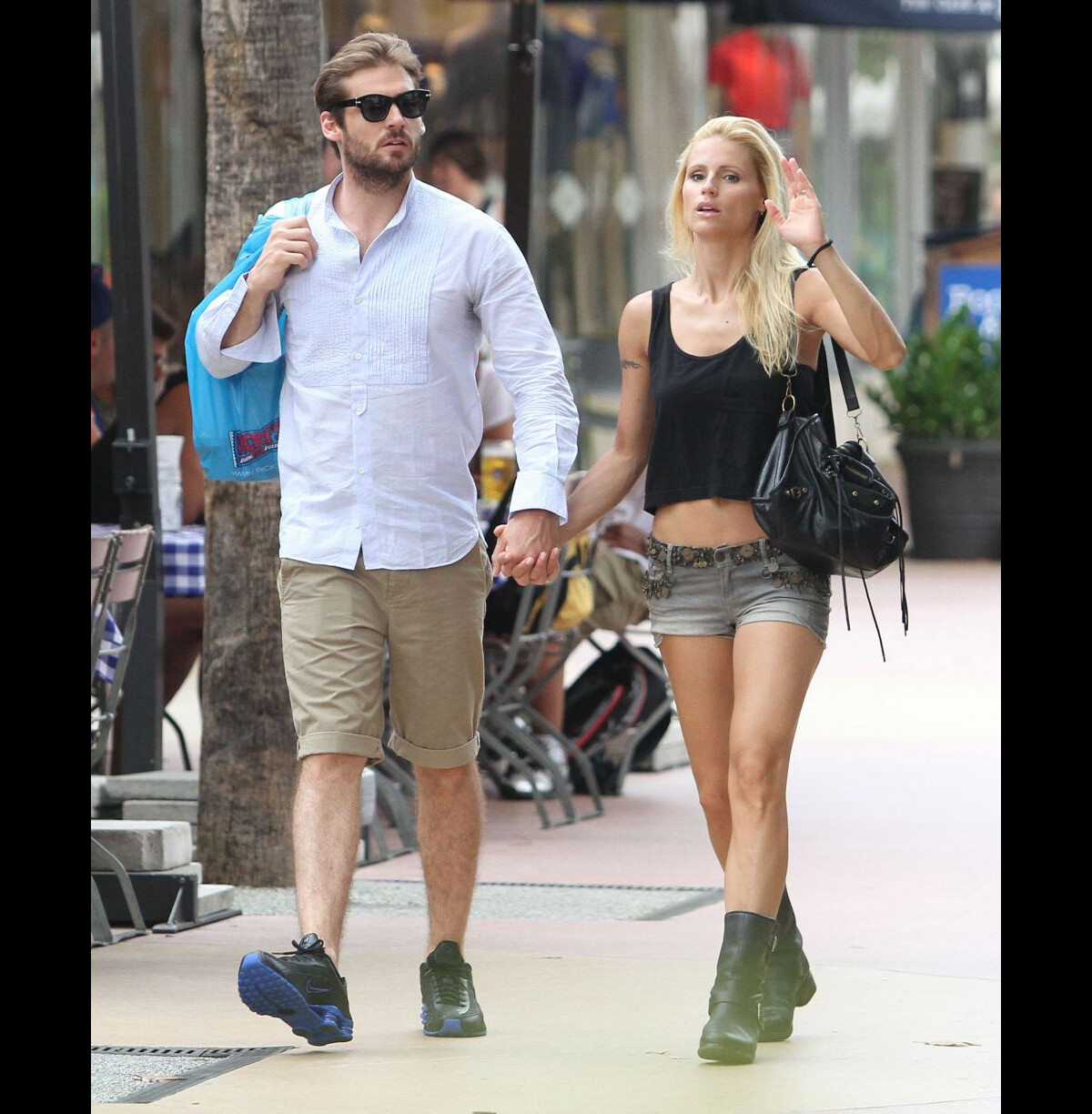 Photo : La belle Michelle Hunziker et Tomaso Trussardi à Miami, juin ...