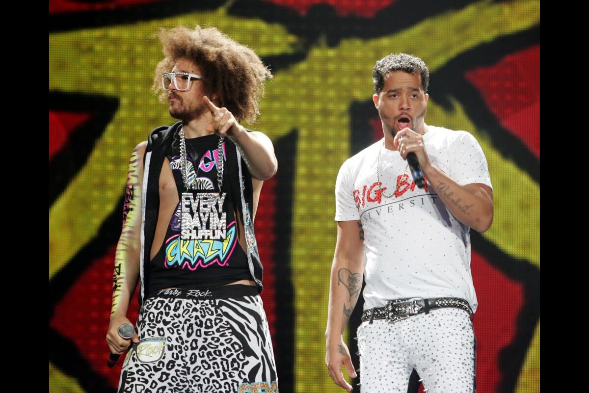 Photo : Le duo LMFAO à Miami, le 22 juin 2012. - Purepeople