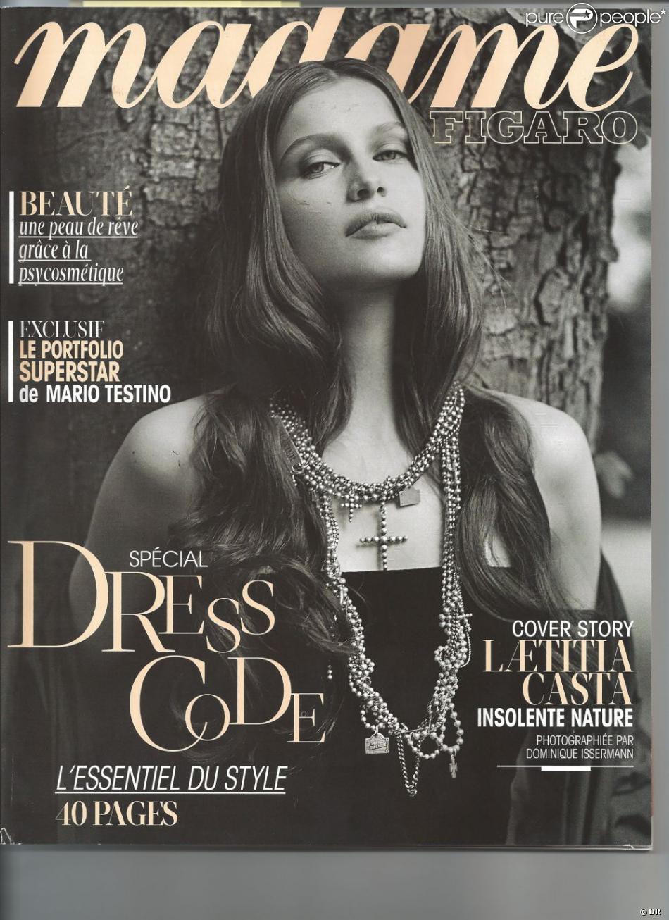 Laetitia Casta photographiée par Dominique Issermann pour Madame Figaro ...