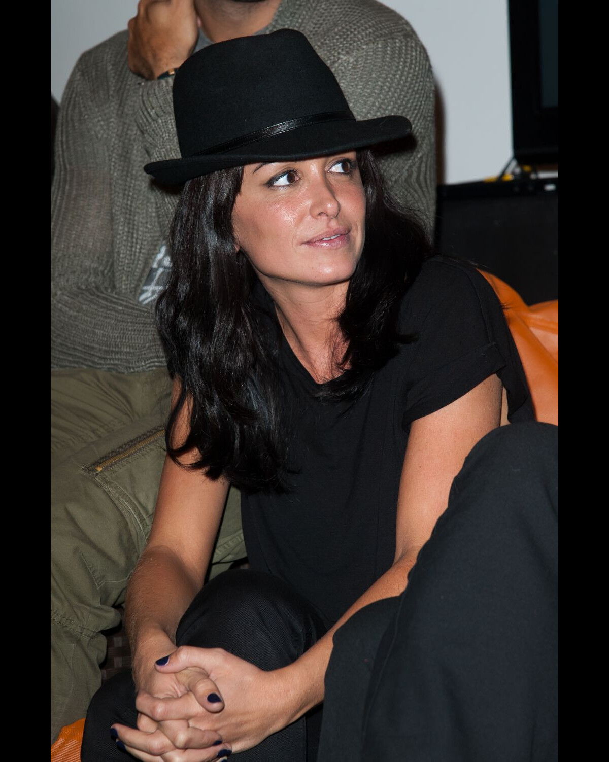 Photo : Jenifer lors de la conférence de presse de l'évènement Foot ...