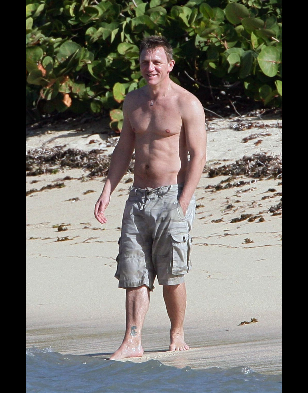 Photo : Daniel Craig en vacances à Saint-Barthélémy en 2008 - Purepeople