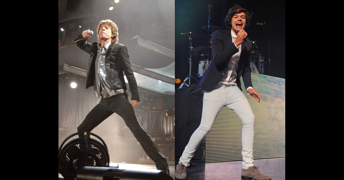 Mick Jagger : Harry Styles (One Direction), son sosie et fils spirituel ...