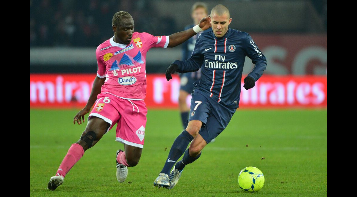 Photo : Jérémy Ménez lors du match entre le Paris Saint-Germain et ...