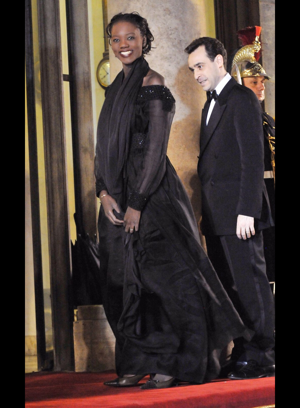 Photo : Rama Yade et son mari Joseph Zimet à Paris le 10 mars 2008 ...