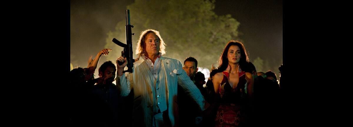 Photo : Mickey Rourke grimé en méchant terroriste pour Java Heat ...
