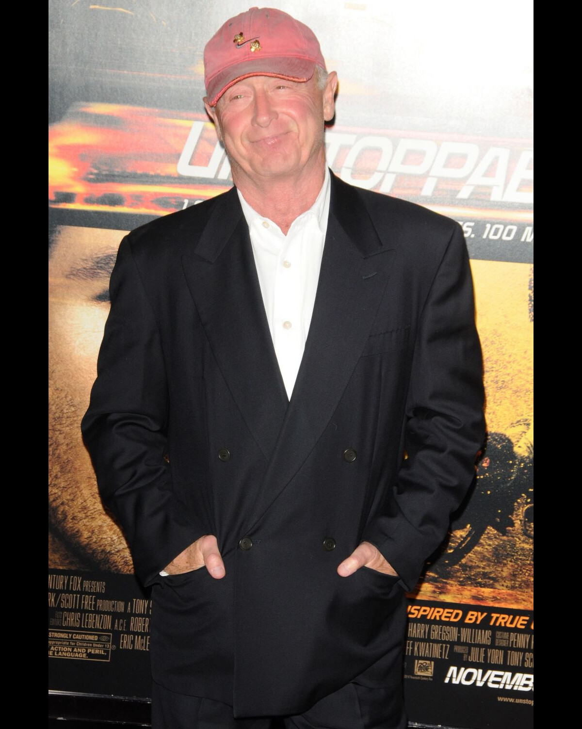 Photo : Tony Scott et sa légendaire casquette lors de la première d ...