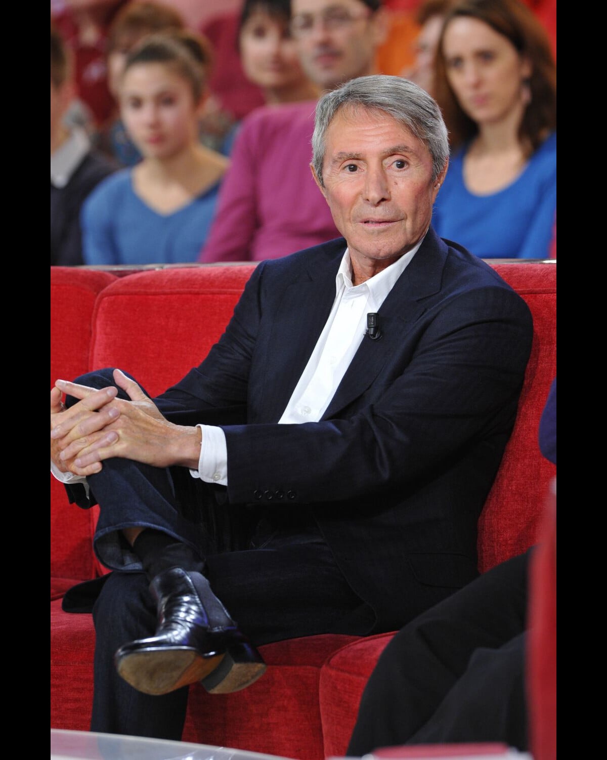 Photo : Francis Veber lors de l'enregistrement de l'émission "Vivement ...