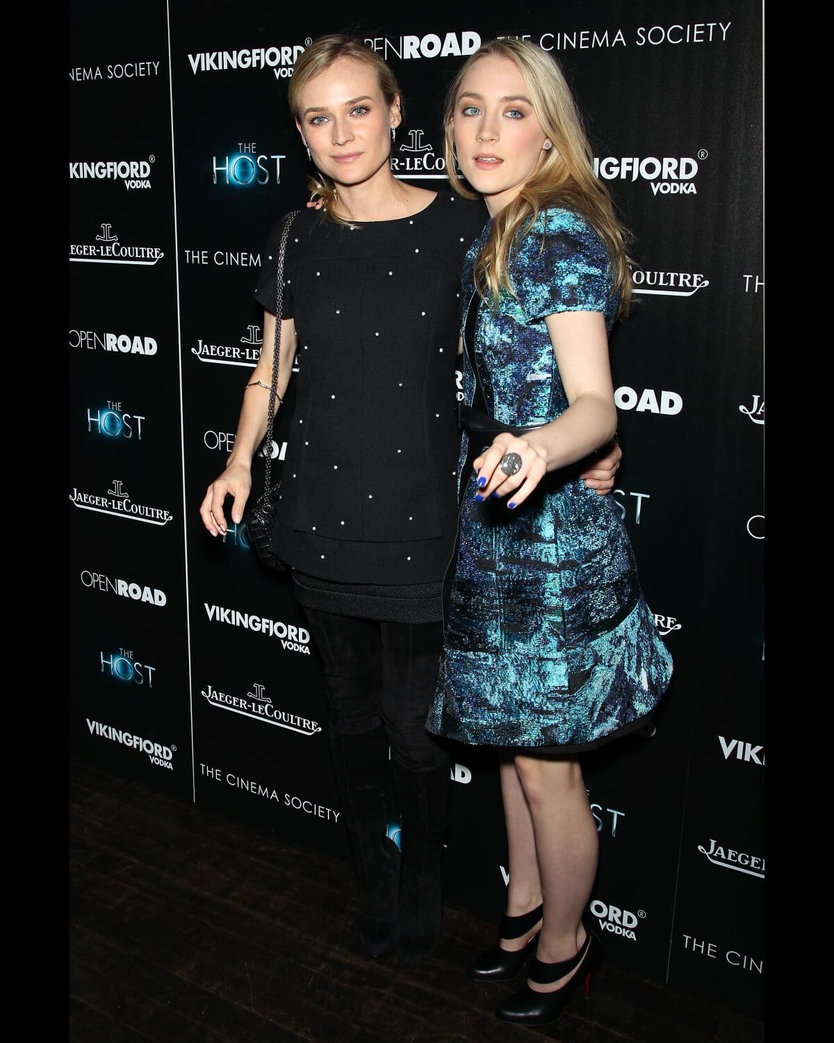 Photo : Diane Kruger et son alter-ego Saoirse Ronan à la projection du ...