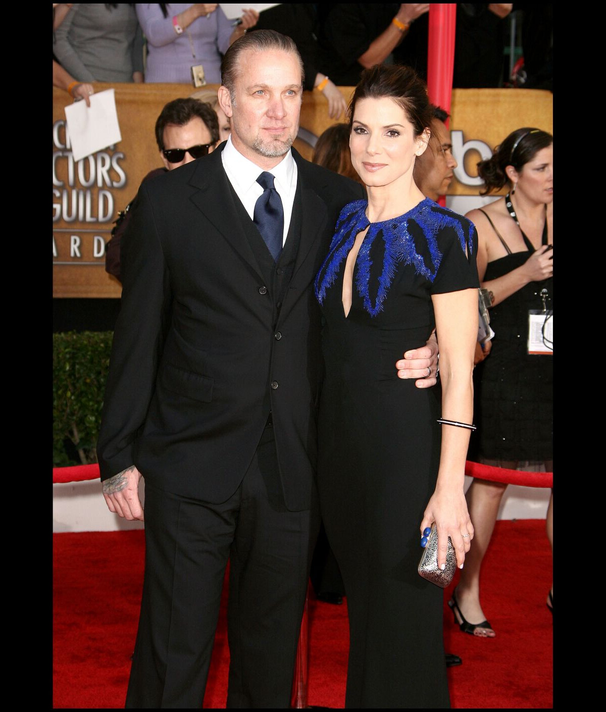 Photo : Jesse James et Sandra Bullock lors des Screen Actors Guild ...