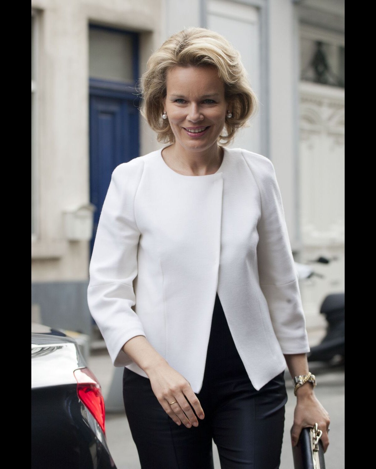 Photo : La princesse héritière Mathilde de Belgique à Bruxelles le 16 ...