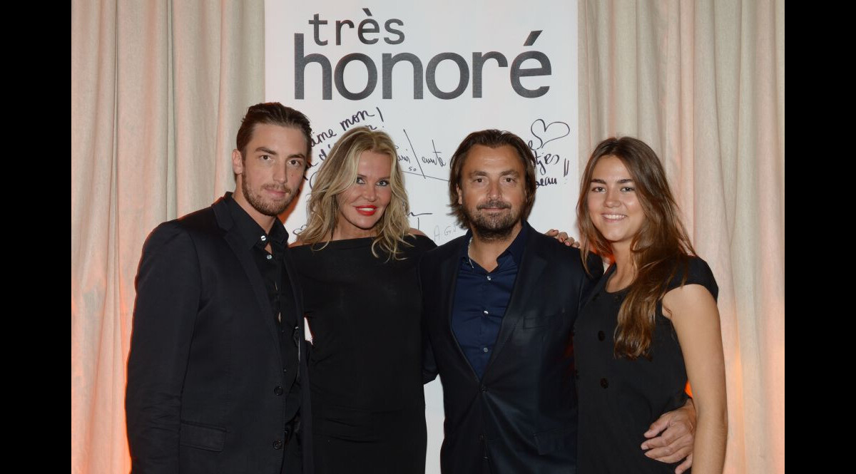 Photo : Henri Leconte, sa femme Florentine et ses enfants Sara-Luna et ...
