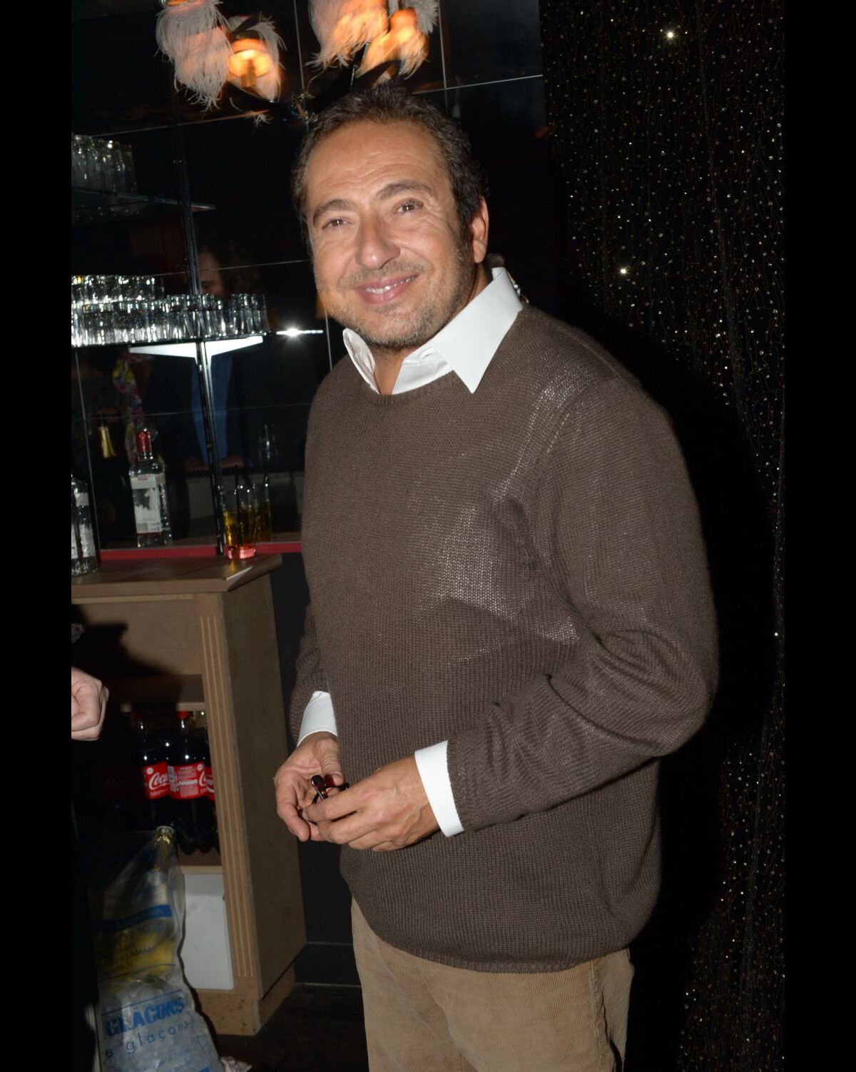 Photo : Patrick Timsit lors de la soirée d'anniversaire d'Henri Leconte ...