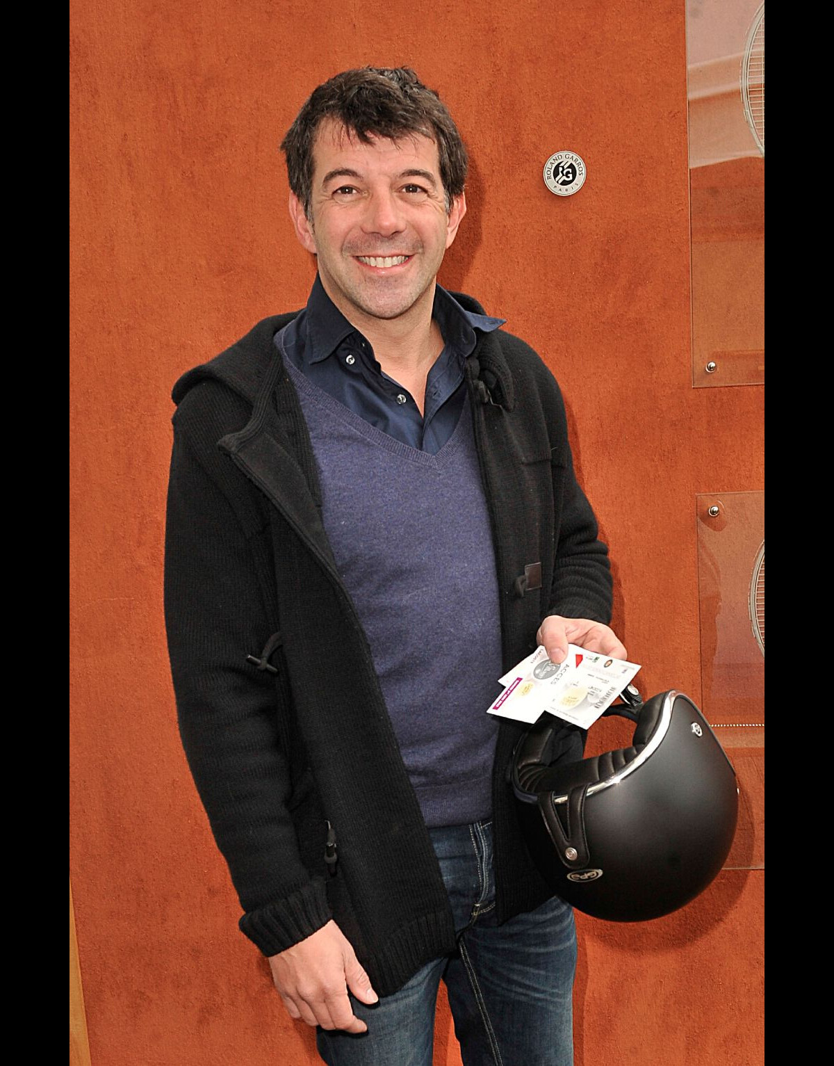 Photo : Stephane Plaza à Roland-Garros le 1er juin 2013. - Purepeople
