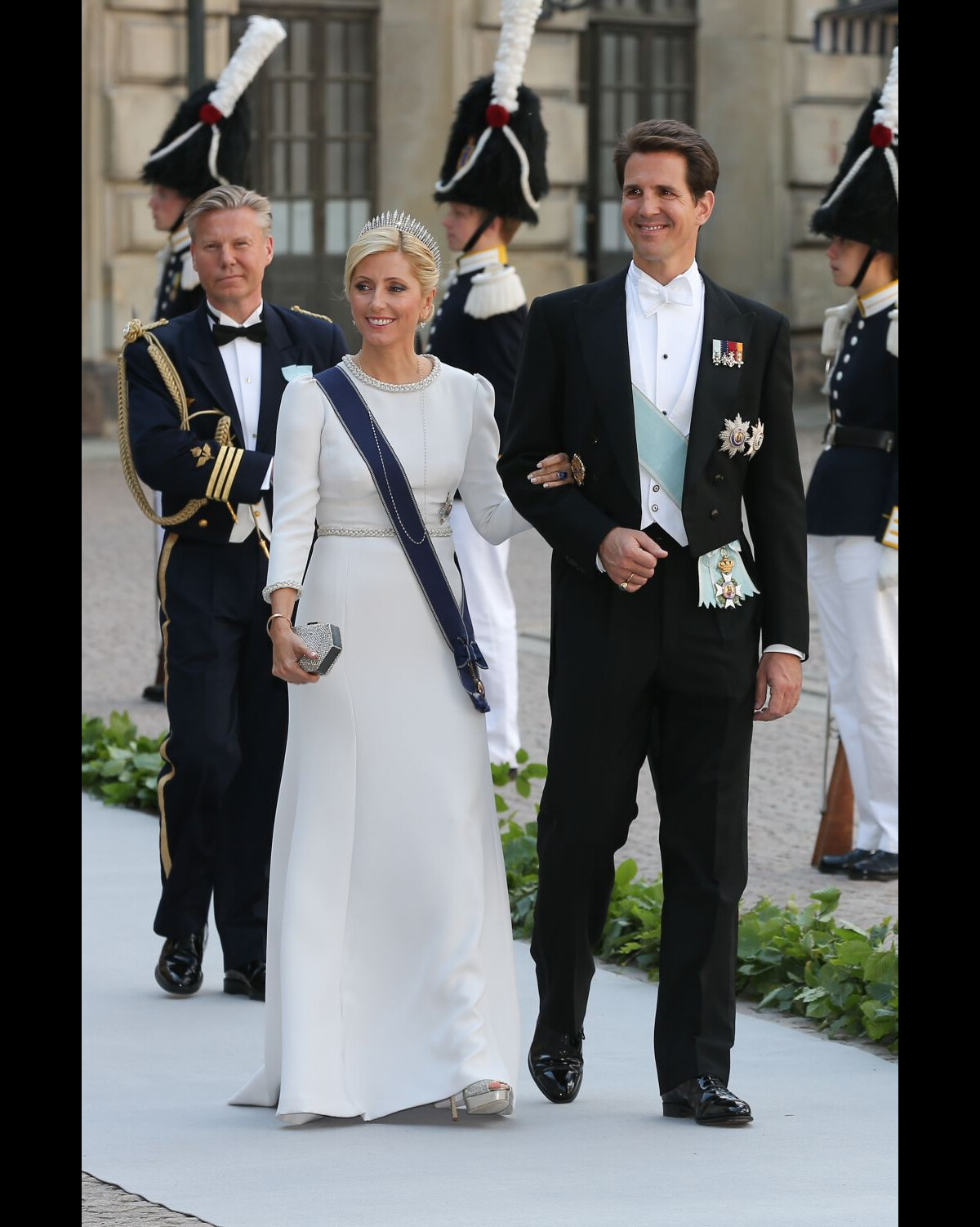 Photo : Pavlos de Grece et son épouse Marie-Chantal au mariage de la ...
