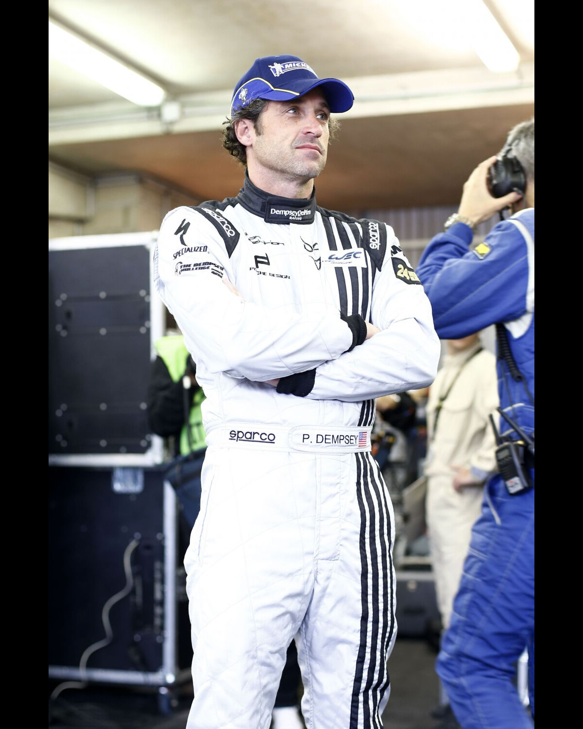 Photo : Patrick Dempsey aux 24 heures du Mans, le 9 juin 2013. - Purepeople
