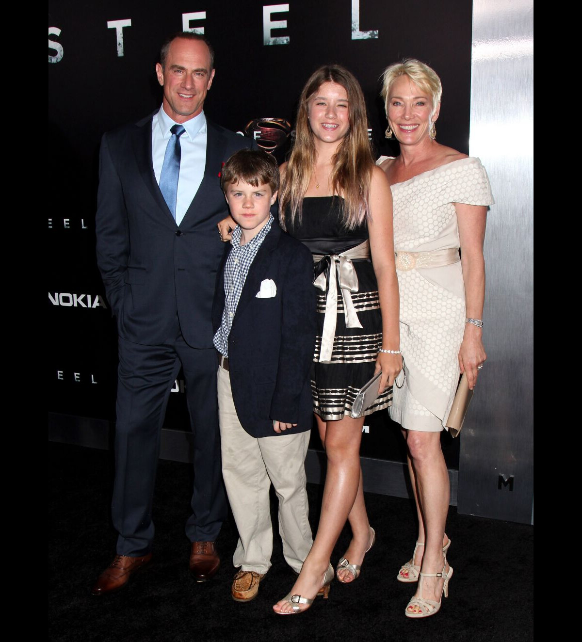 Photo : Christopher Meloni en famille lors de l'avant-première de Man ...