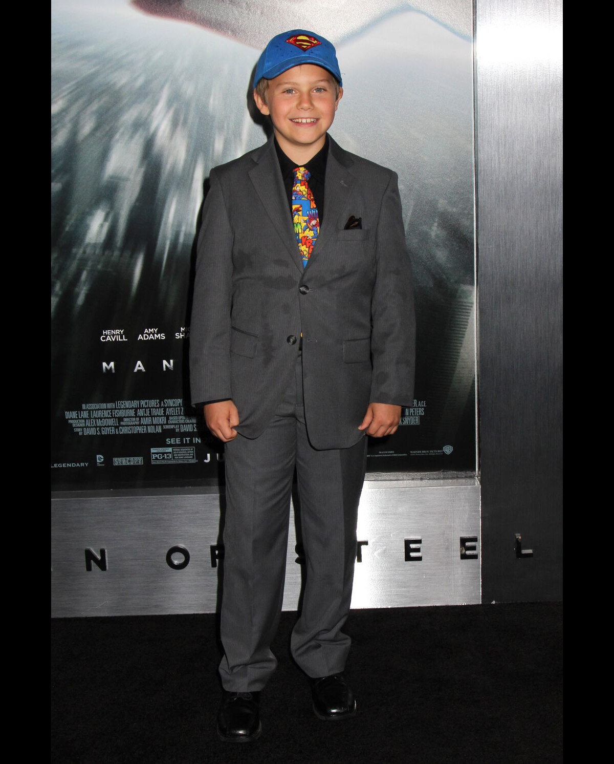 Photo : Cooper Timberline lors de l'avant-première de Man of Steel à ...