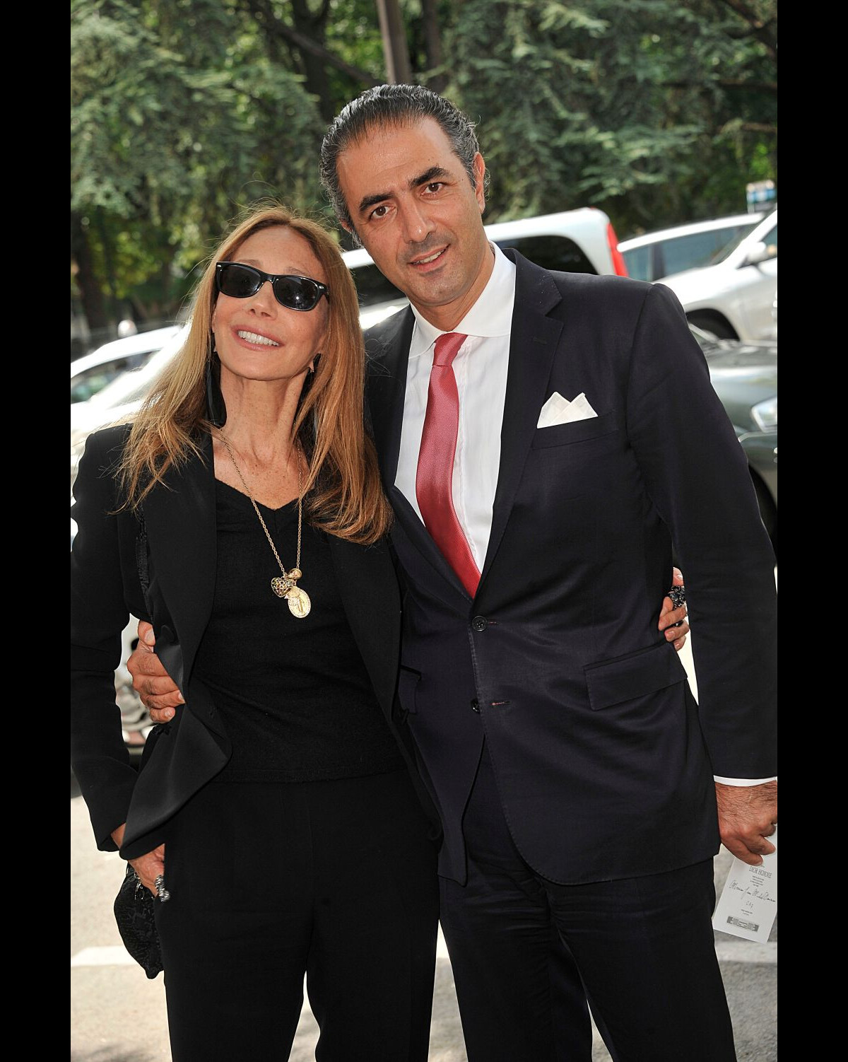 Photo : Marisa Berenson et Jean Michel Simonian au défilé Dior Homme ...