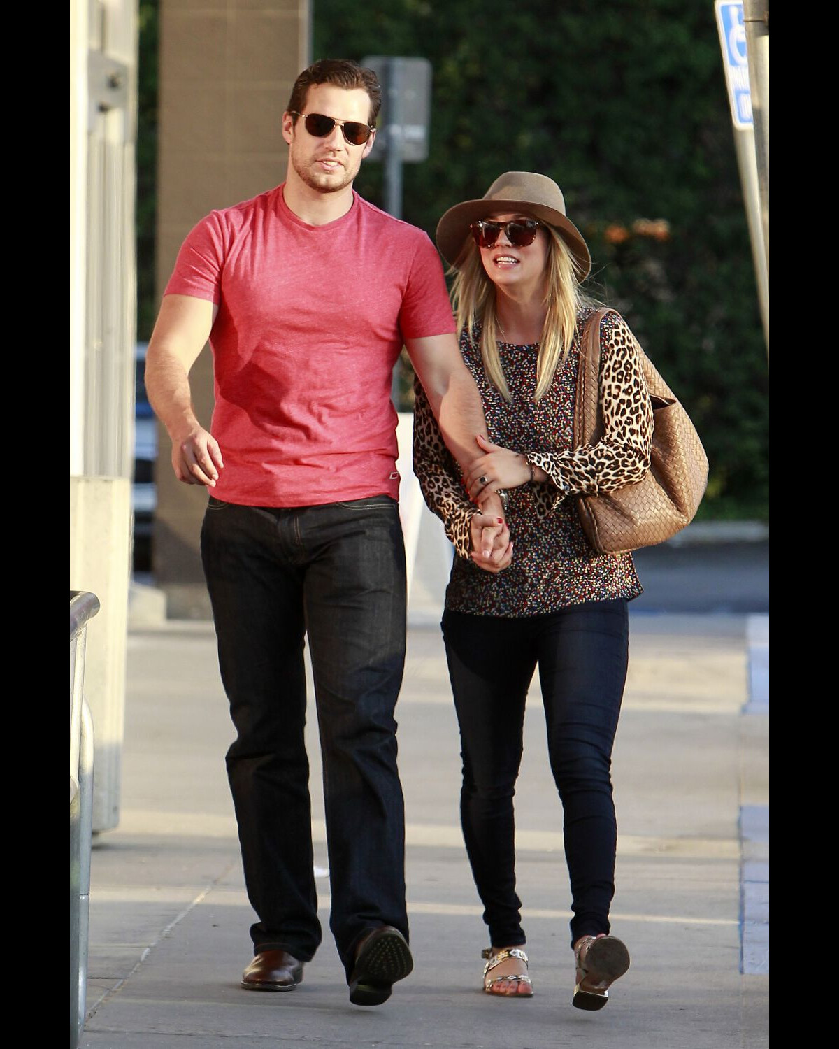 Photo : Henry Cavill et Kaley Cuoco le 3 juillet 2013 à Los Angeles ...